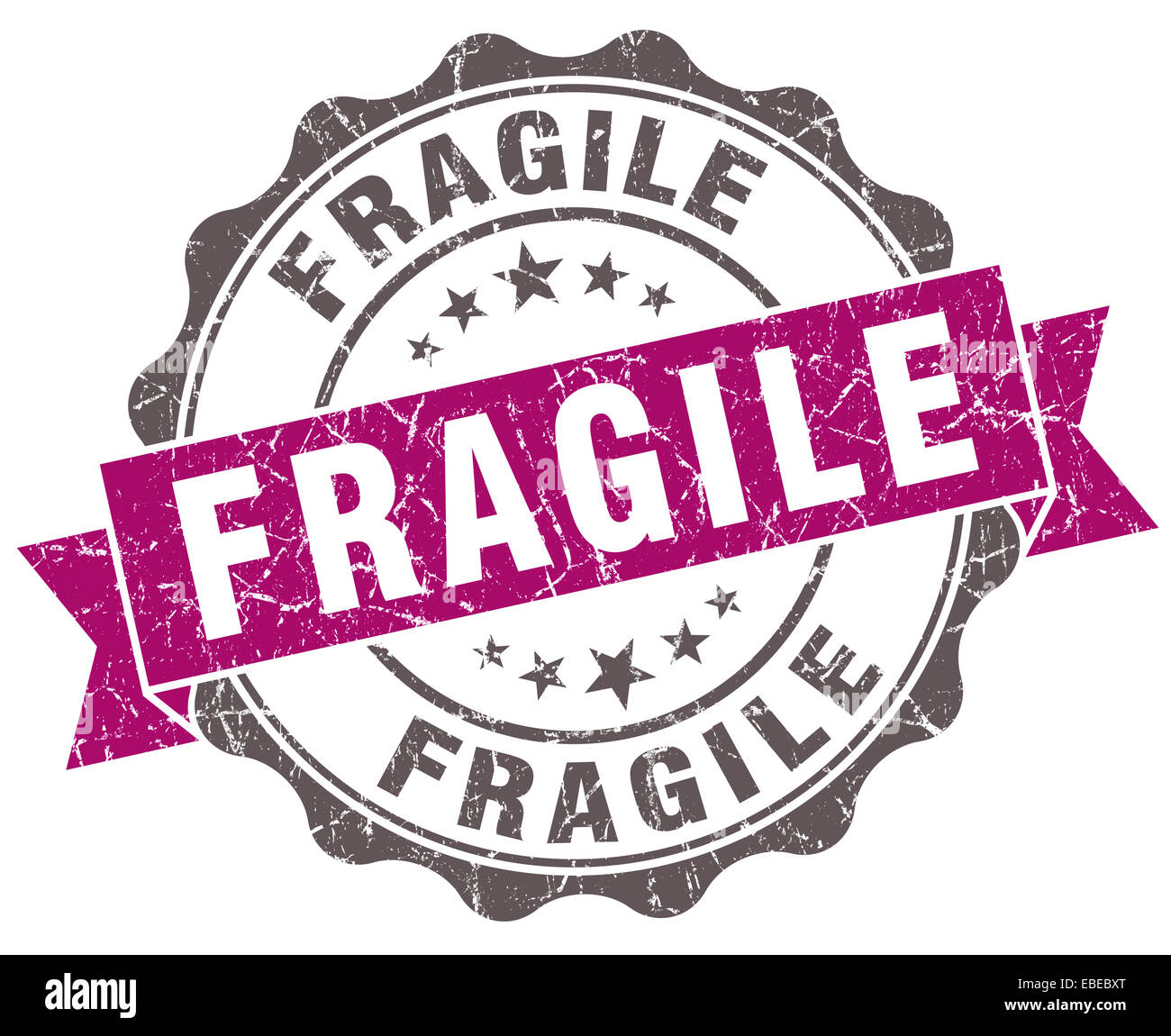 Rubber stamp fragile breakable hi-res stock photography and images - Alamy
