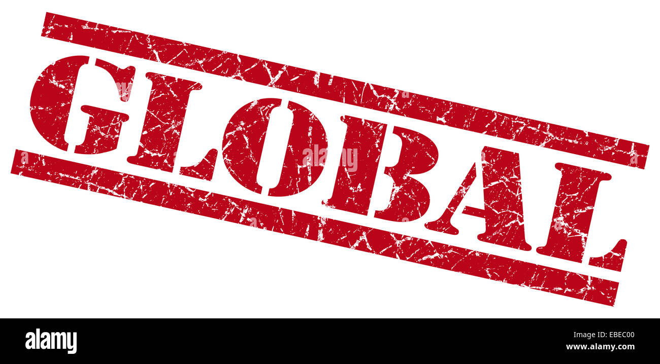 Think global sticker hi-res stock photography and images - Alamy