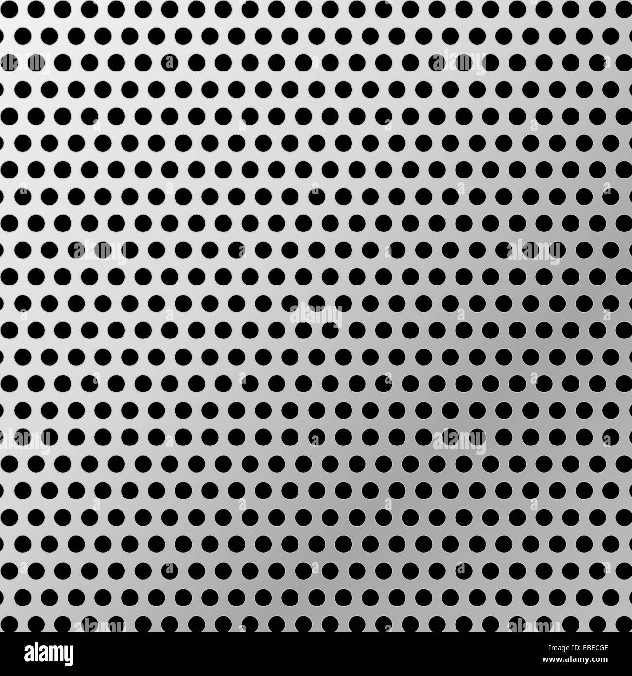 Perforated grey metallic pattern as a background Stock Photo - Alamy