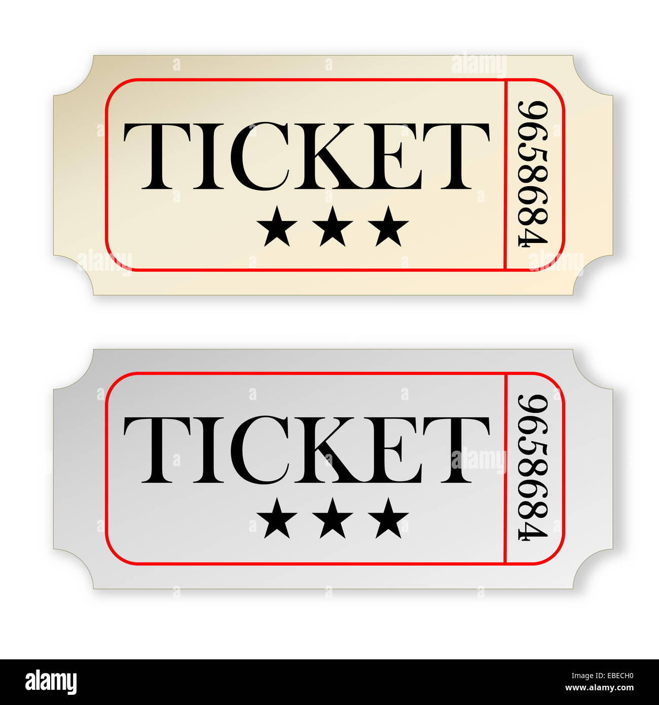 Vintage tickets hi-res stock photography and images - Alamy