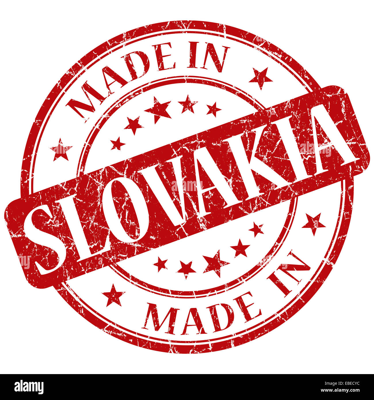 made in slovakia stamp Stock Photo - Alamy