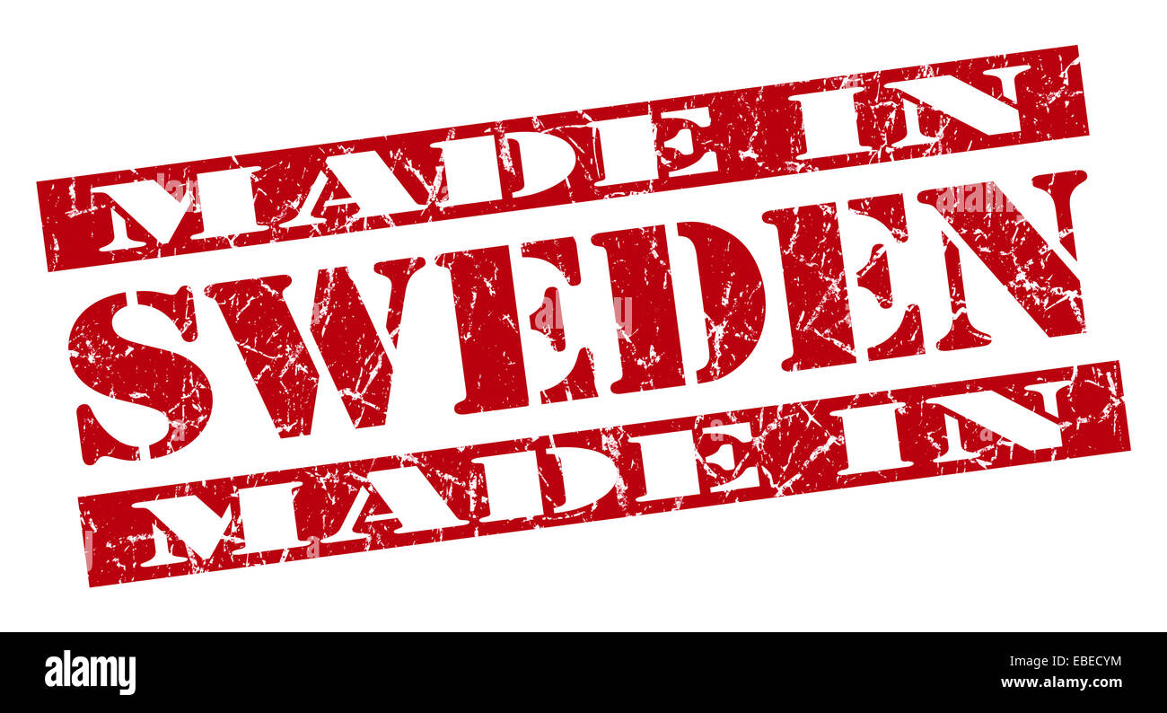 Made in sweden graphic Cut Out Stock Images & Pictures - Alamy
