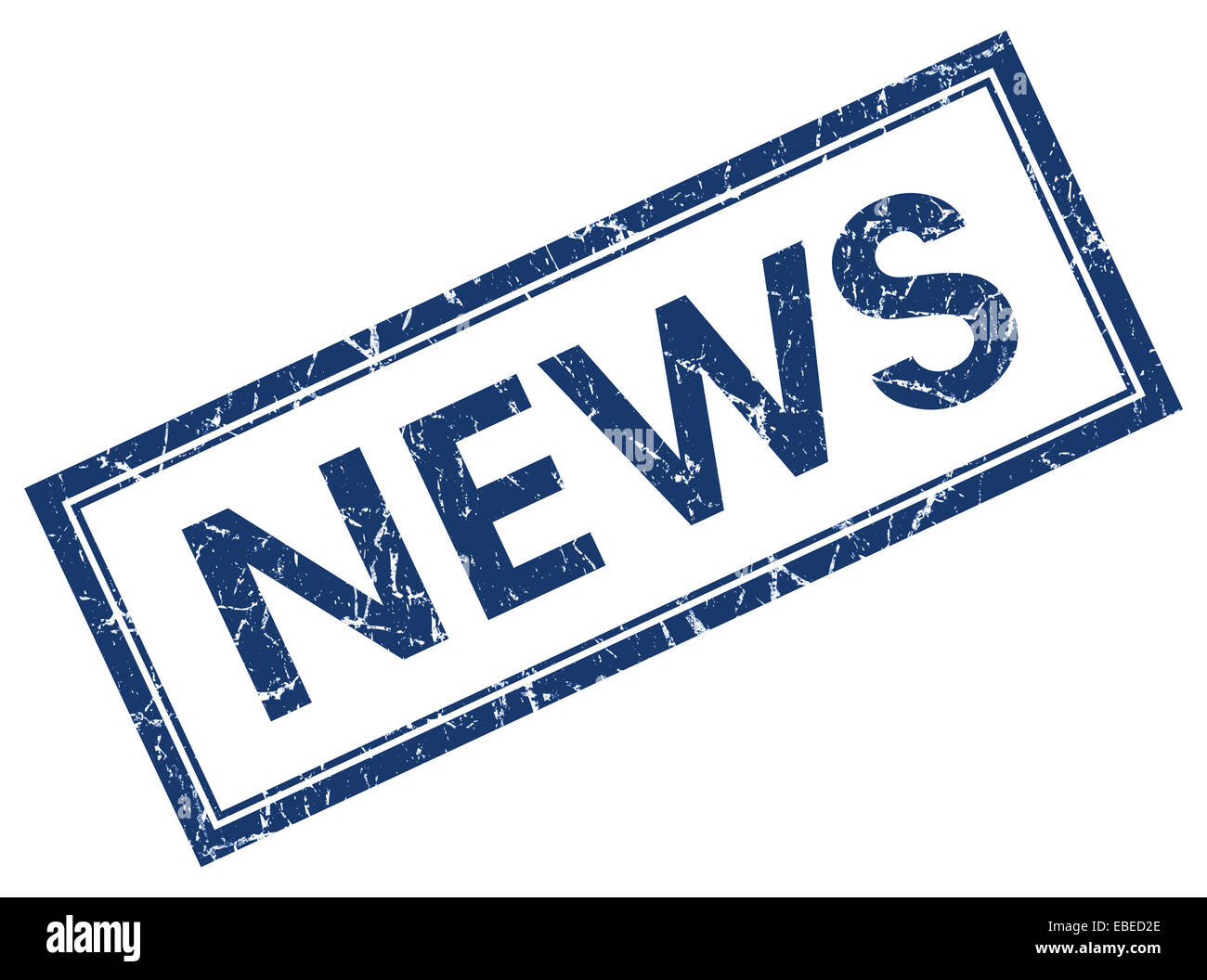 News square blue grunge stamp Stock Photo - Alamy