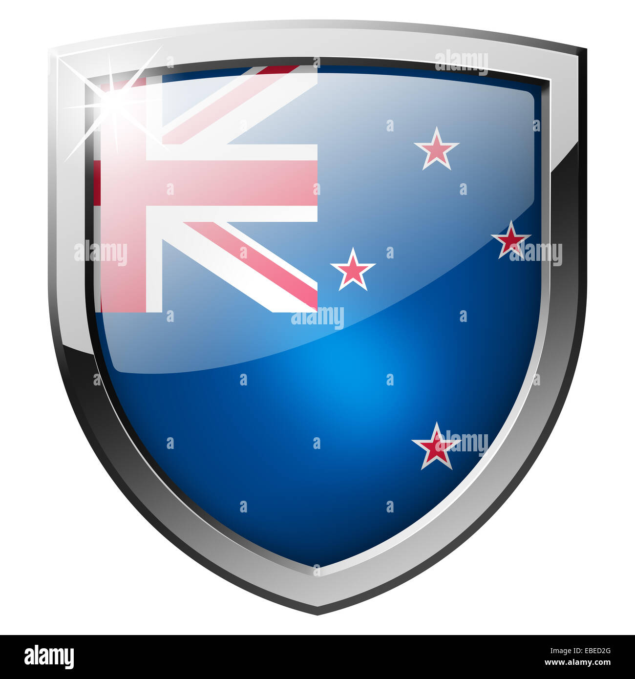 New Zealand Shield Stock Photo - Alamy