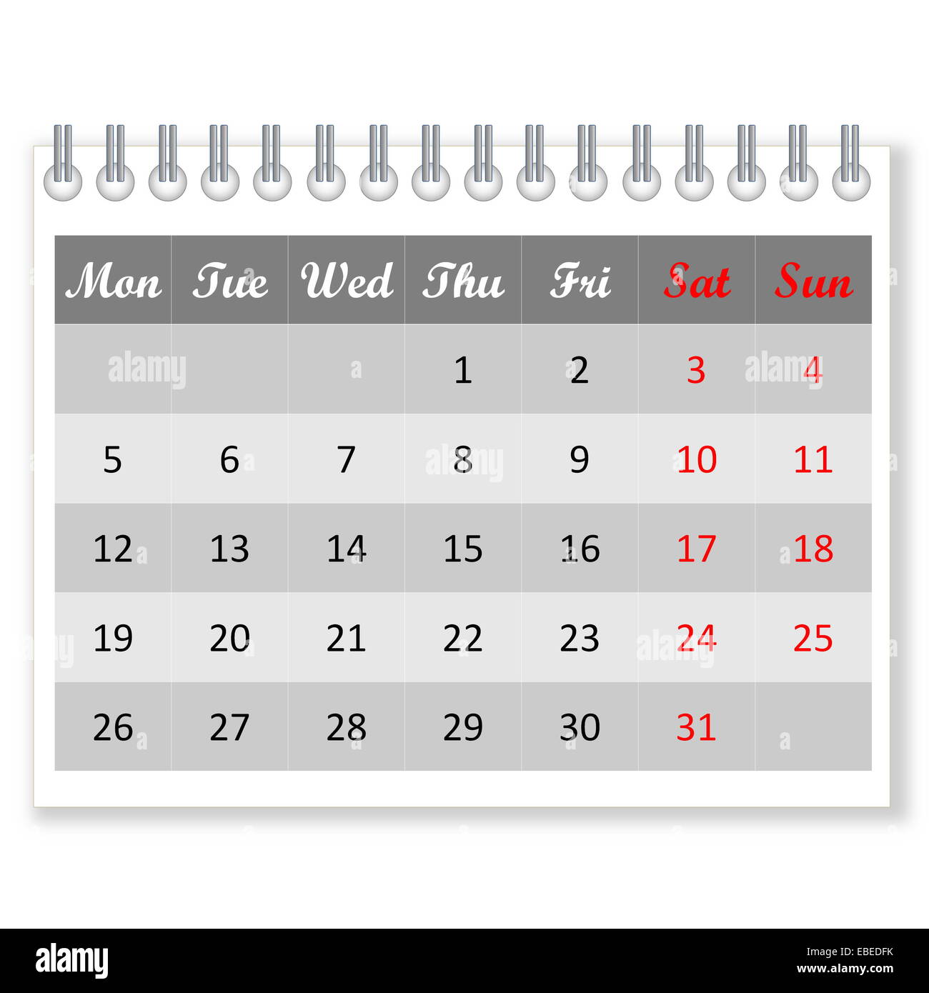 Calendar sheet for any month and year in white background, week starts ...