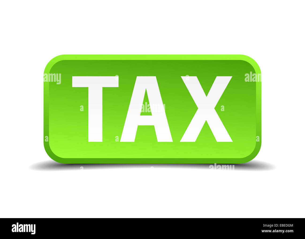 Tax green 3d realistic square isolated button Stock Photo - Alamy Tax green 3d realistic square isolated button Stock Photo - Alamy