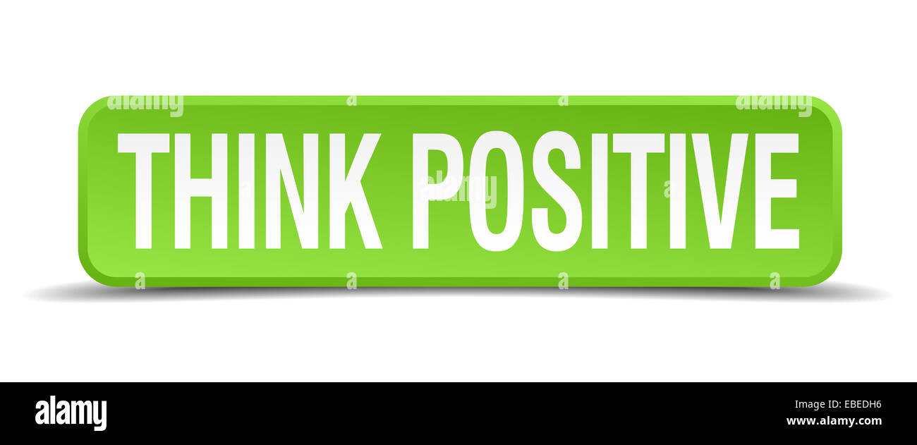 green 3d realistic square isolated button Stock Photo - Alamy