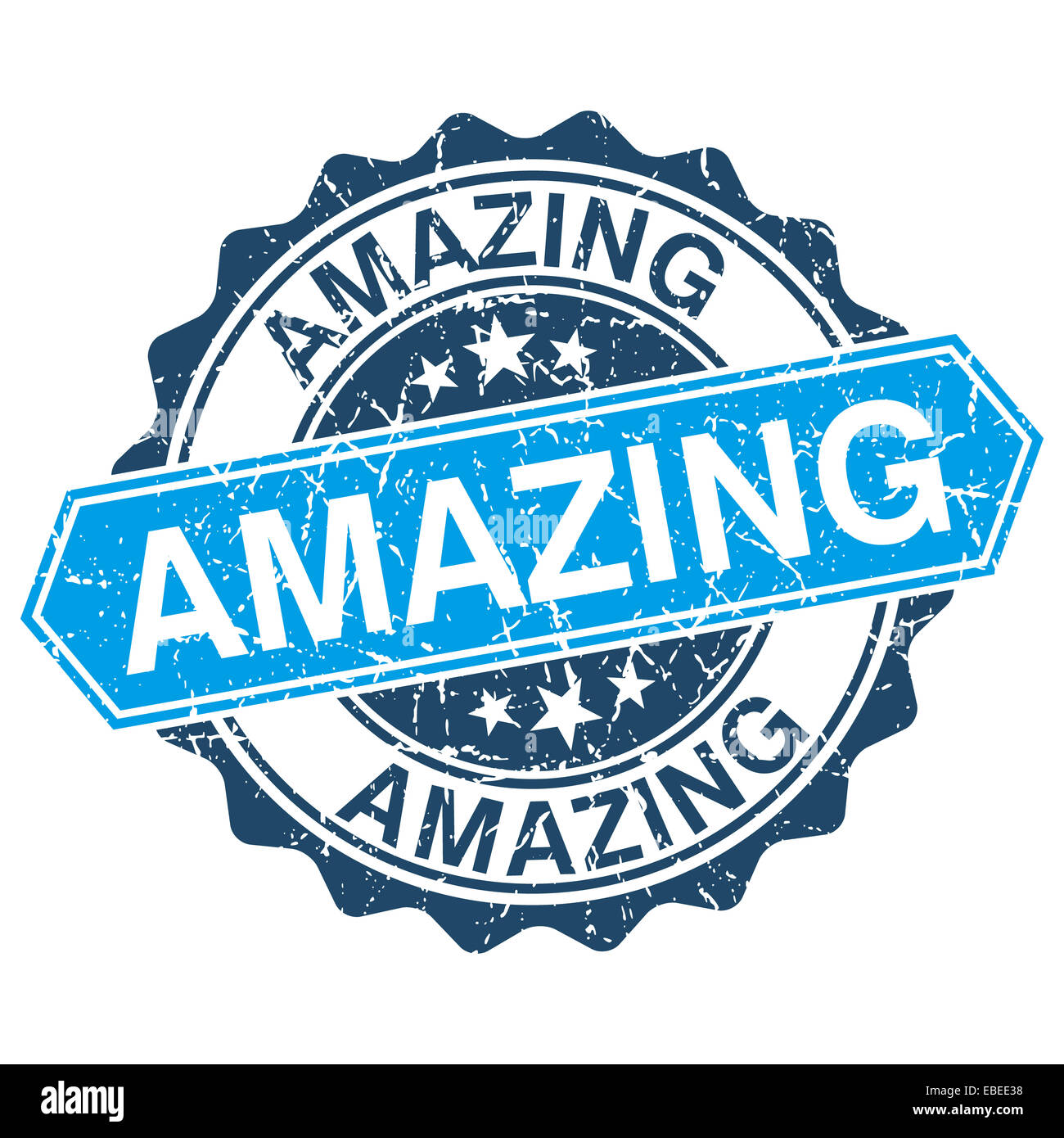 Amazing grungy stamp isolated on white background Stock Photo - Alamy