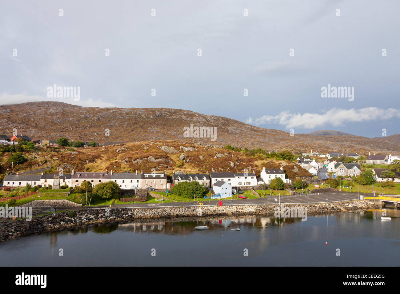 Tarbert harbour, Isle of Harris, Outer Hebrides, Scotland Stock Photo ...