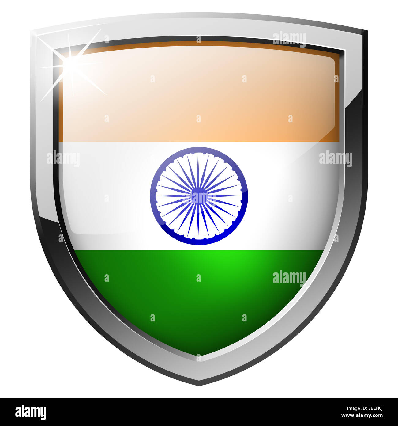India flag round shape Cut Out Stock Images & Pictures - Alamy