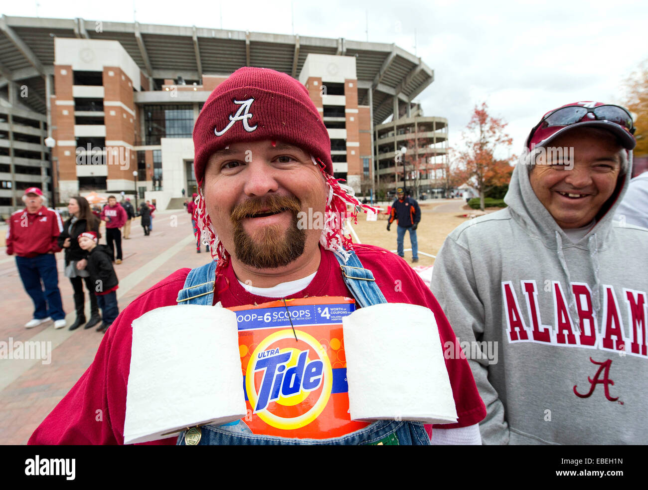Tuscaloosa, Alabama, USA. 29th Nov, 2014. Fans crowd around the ESPN ...