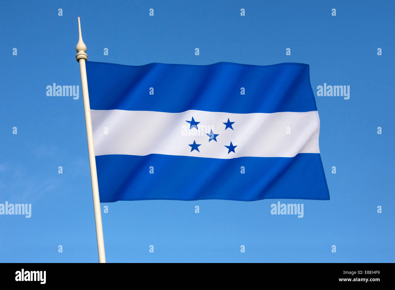 Honduras national flag hi-res stock photography and images - Alamy