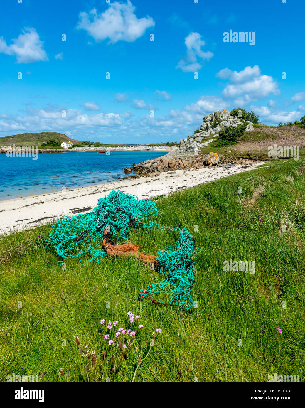 Great Par beach. Bryher. Isles of Scilly. Cornwall. UK Stock Photo - Alamy