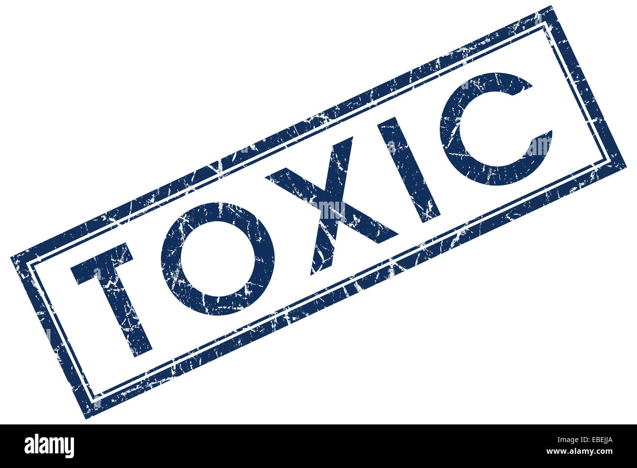 Danger blue grunge square Cut Out Stock Images & Pictures - Alamy