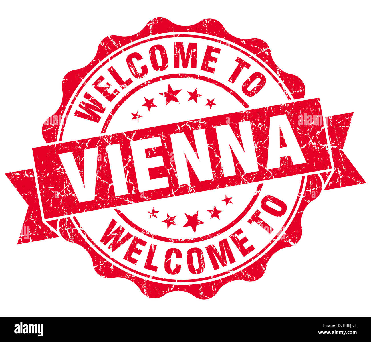 Welcome vienna stamp Cut Out Stock Images & Pictures - Alamy