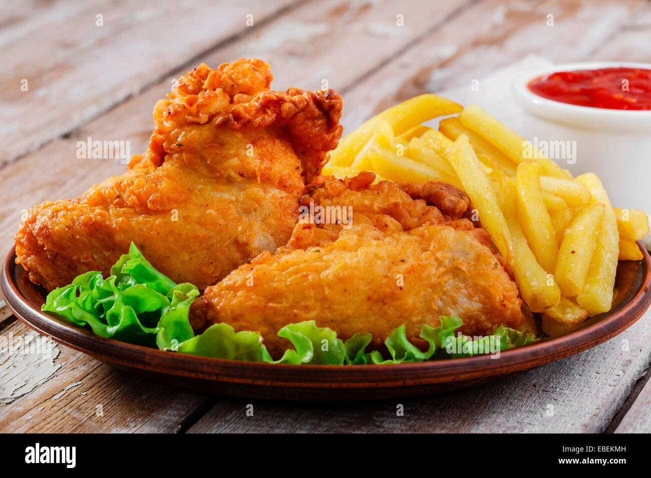 fried-chicken-wings-in-batter-stock-photo-alamy