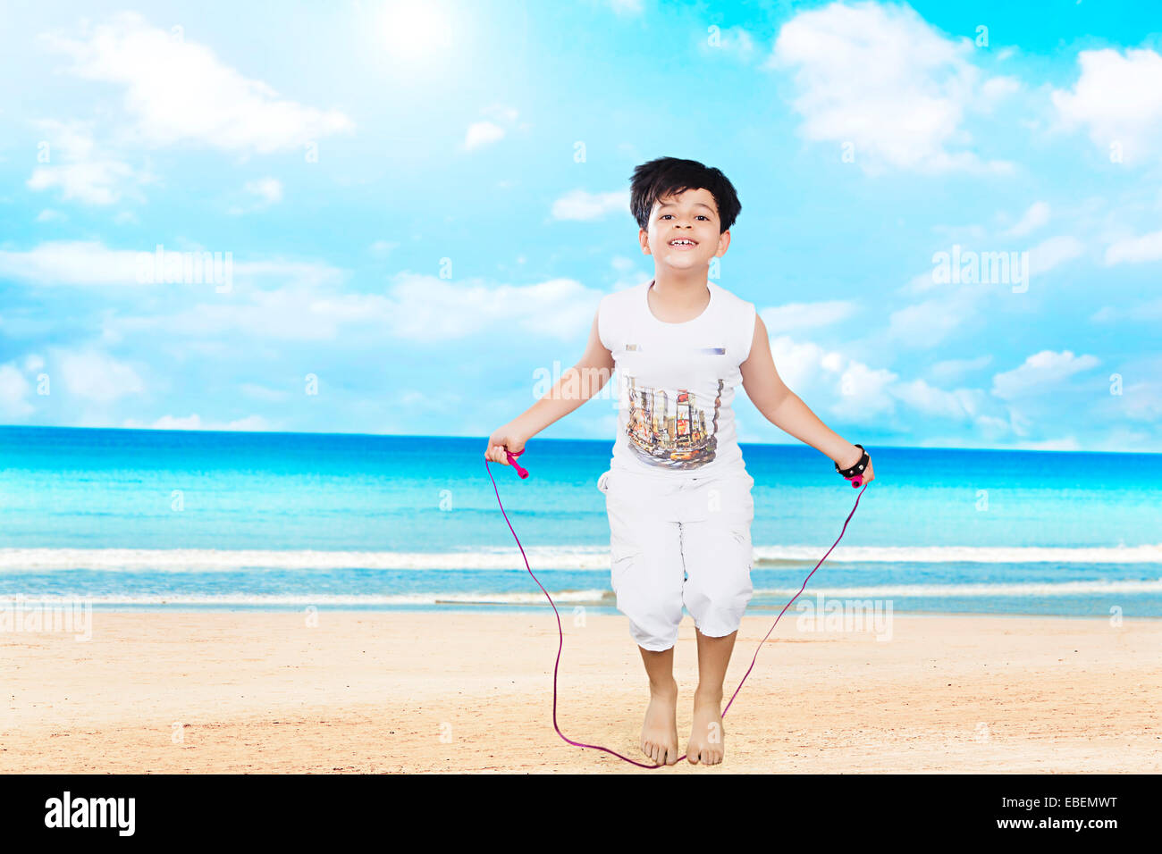 Kids Skipping Rope High Resolution Stock Photography and Images - Alamy