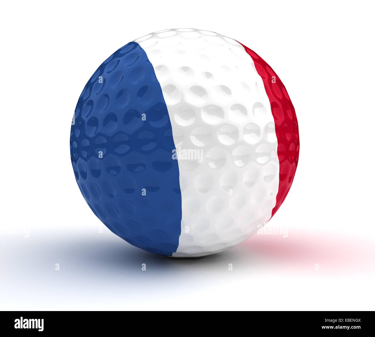 French Golf Ball (Isolated with clipping path Stock Photo - Alamy