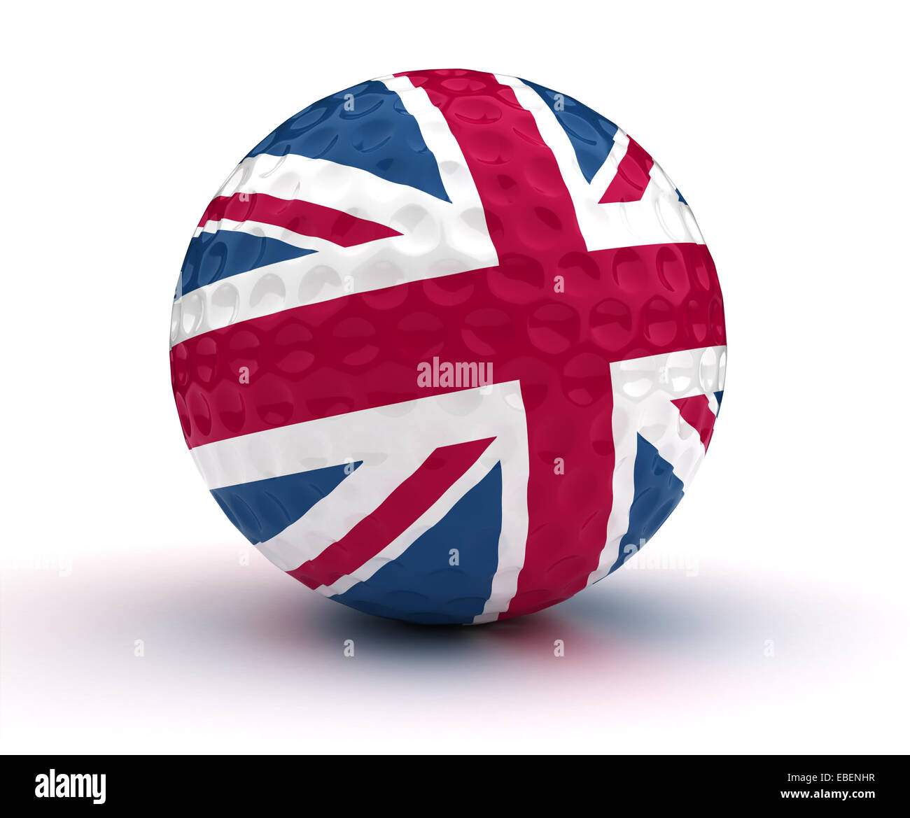 UK Golf Ball (Isolated with clipping path Stock Photo - Alamy