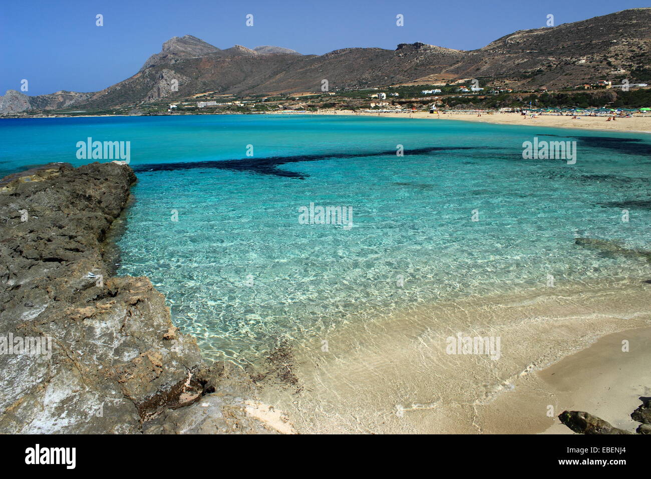 Crete beach with blue water hi-res stock photography and images - Alamy