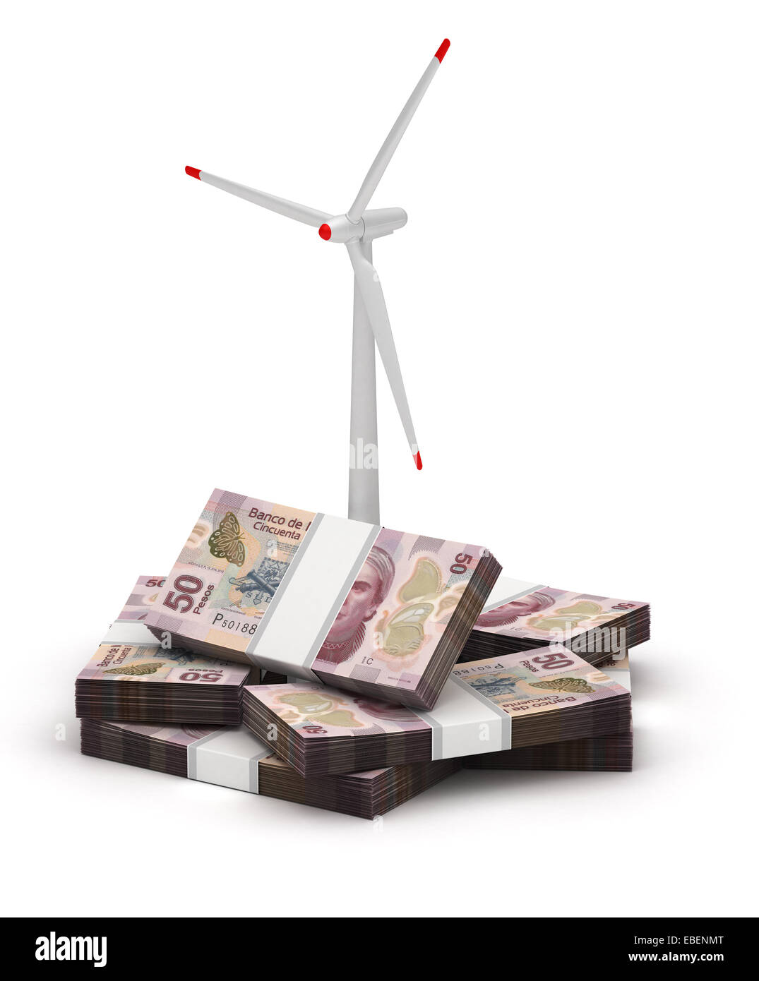 Mexican Pesos Energy Saving Stock Photo - Alamy