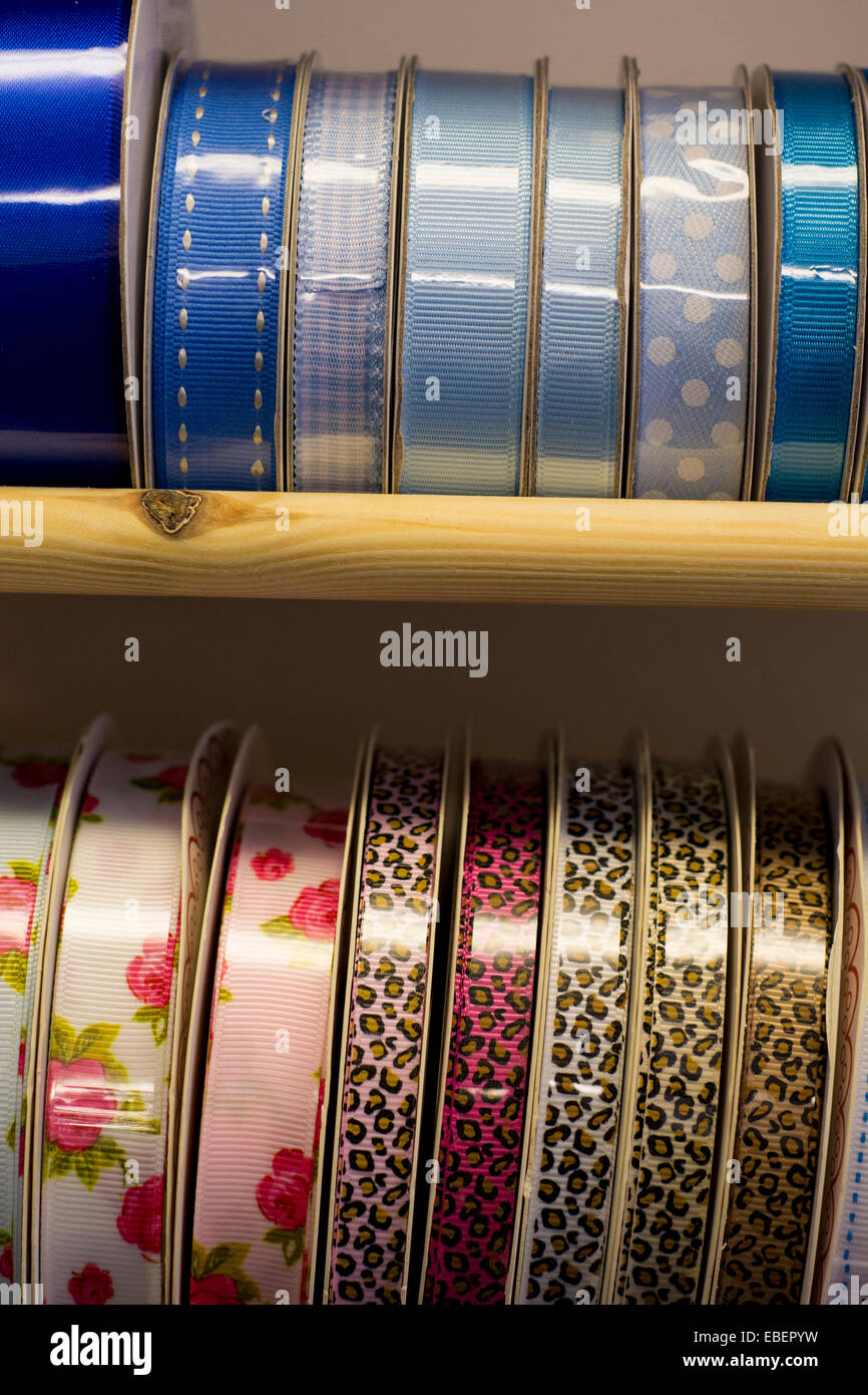 Spools of ribbon hi-res stock photography and images - Alamy