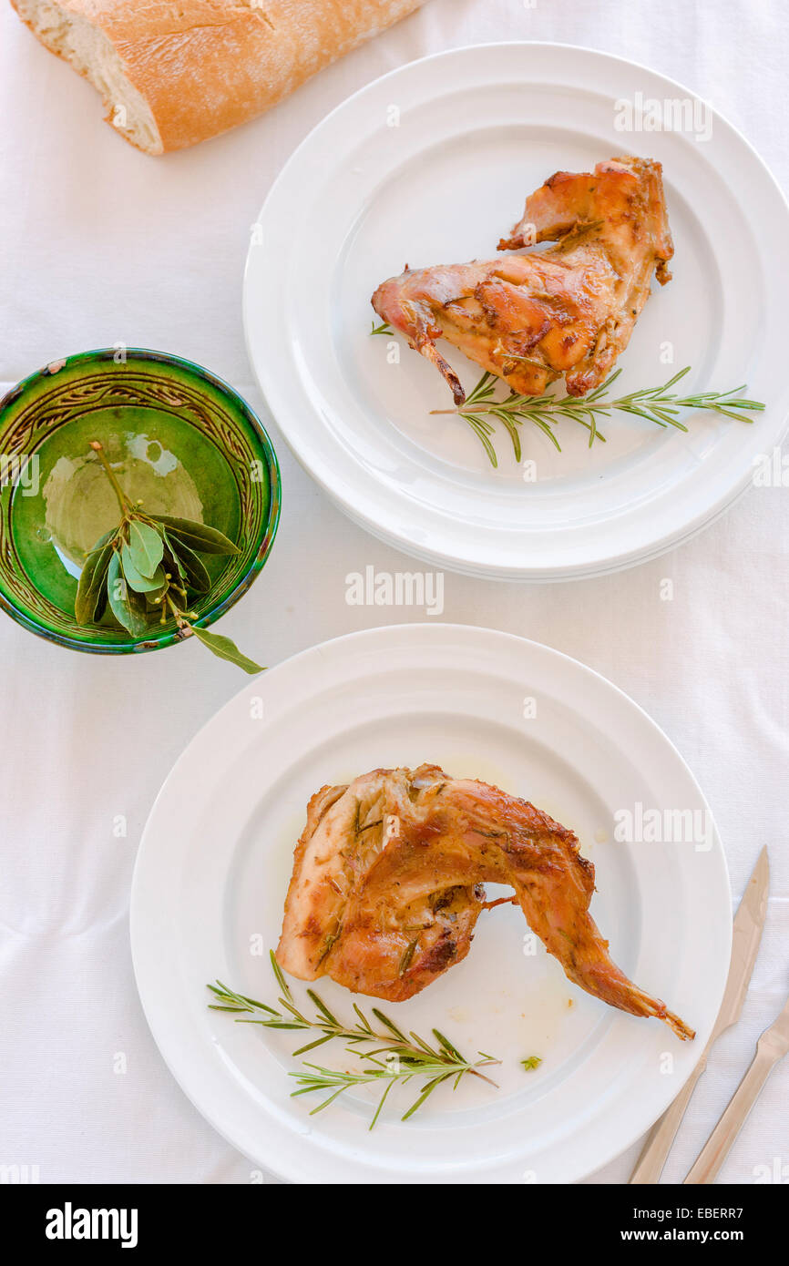 Rabbit recipe hi-res stock photography and images - Alamy