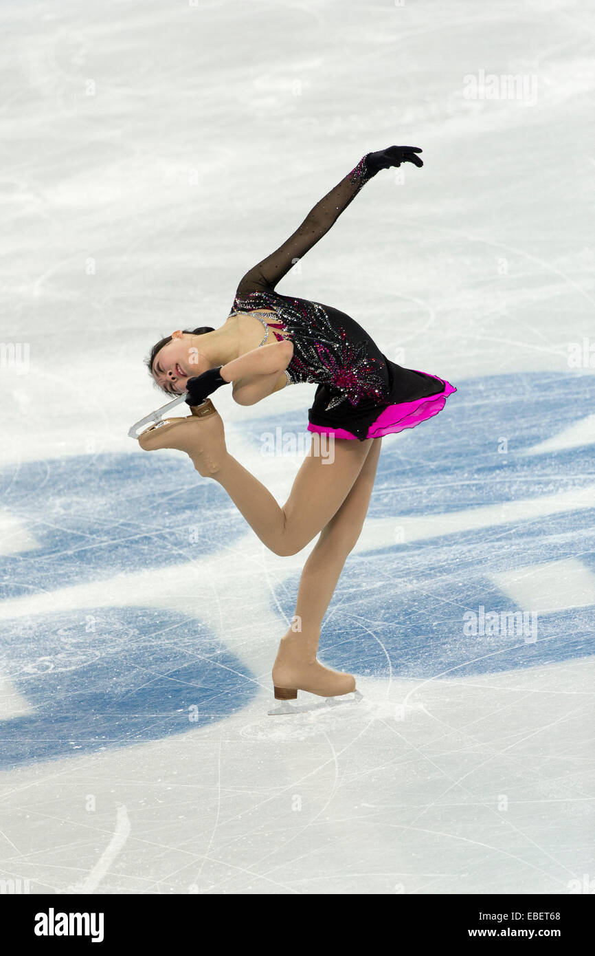 Li Zijun (CHN) competing in the Women's Figure Skating Short Program at ...