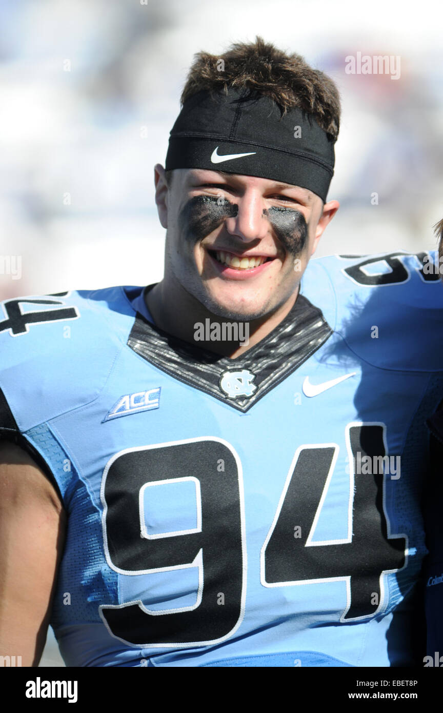 Kenan Memorial Stadium, Chapel Hill, NC, USA. 29th Nov, 2014. North ...