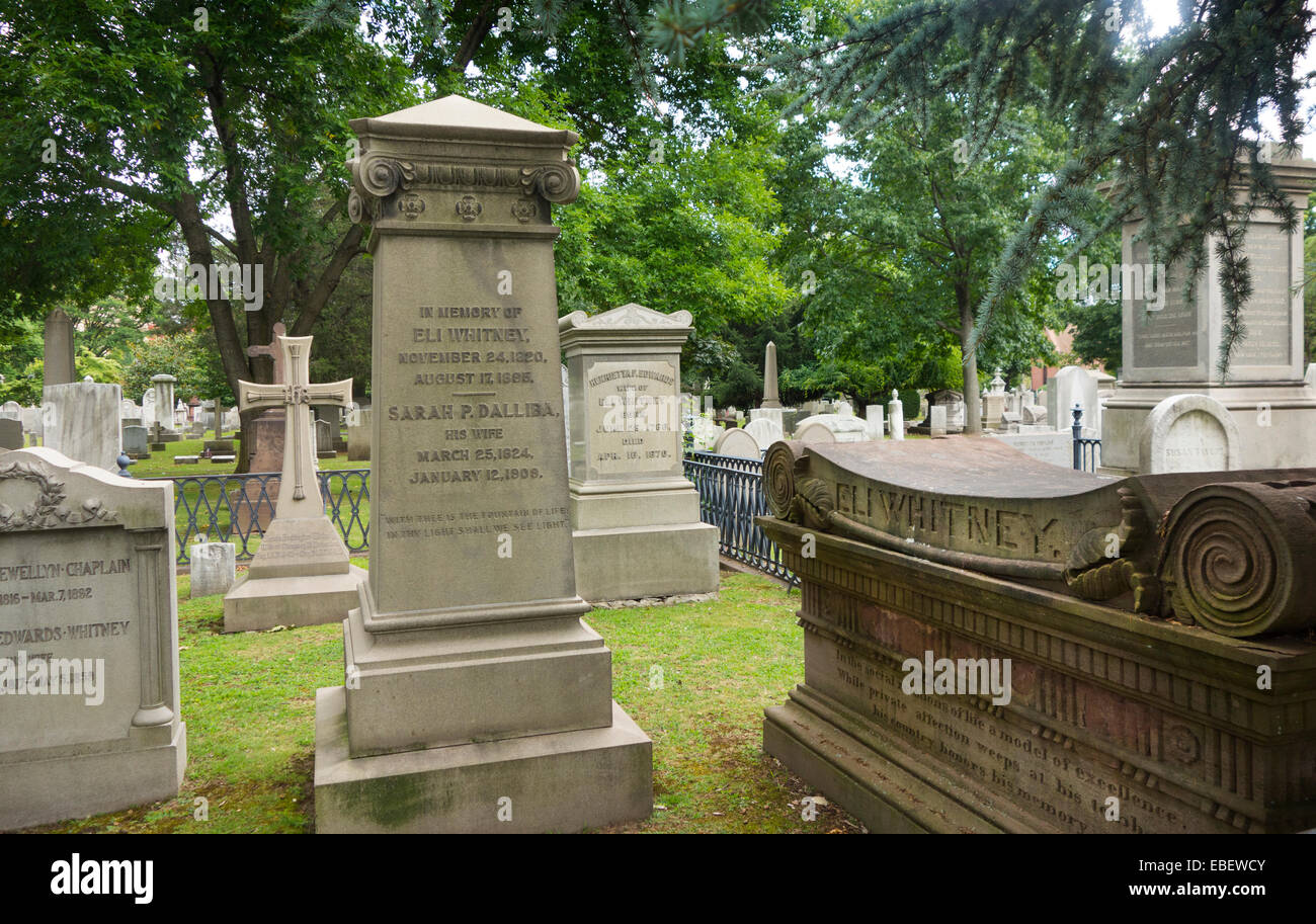 grove street cemetery New Haven CT Stock Photo - Alamy