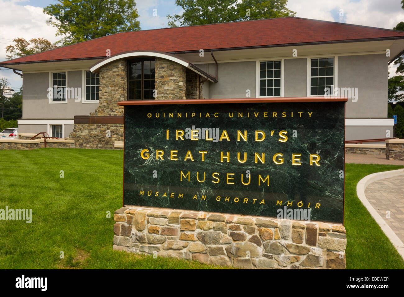 Ireland's great hunger museum in Hamden CT Stock Photo - Alamy