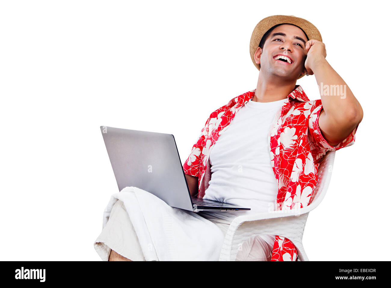 indian man Multi Tasking Stock Photo - Alamy