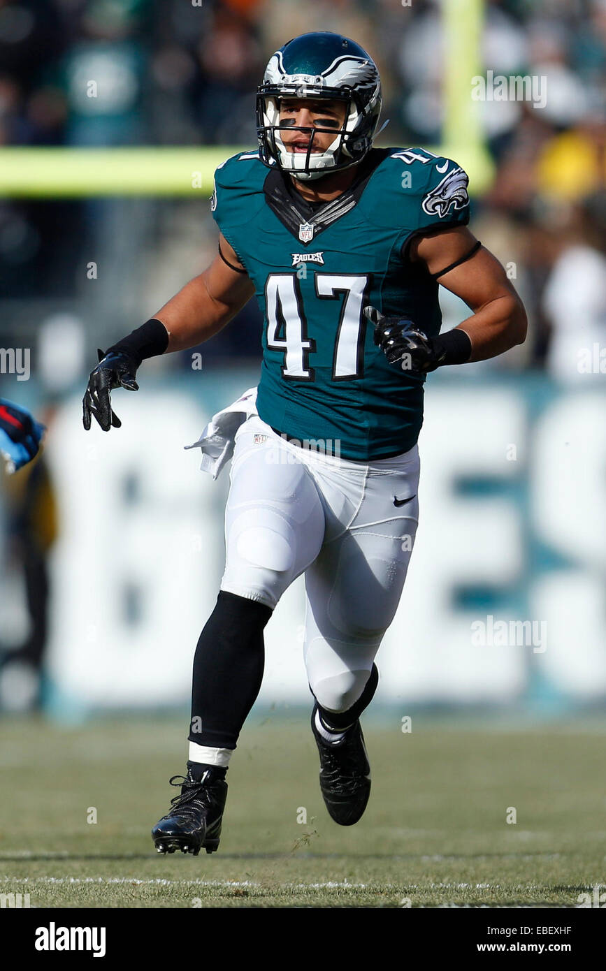 November 23, 2014: Philadelphia Eagles tight end Trey Burton (47) in ...