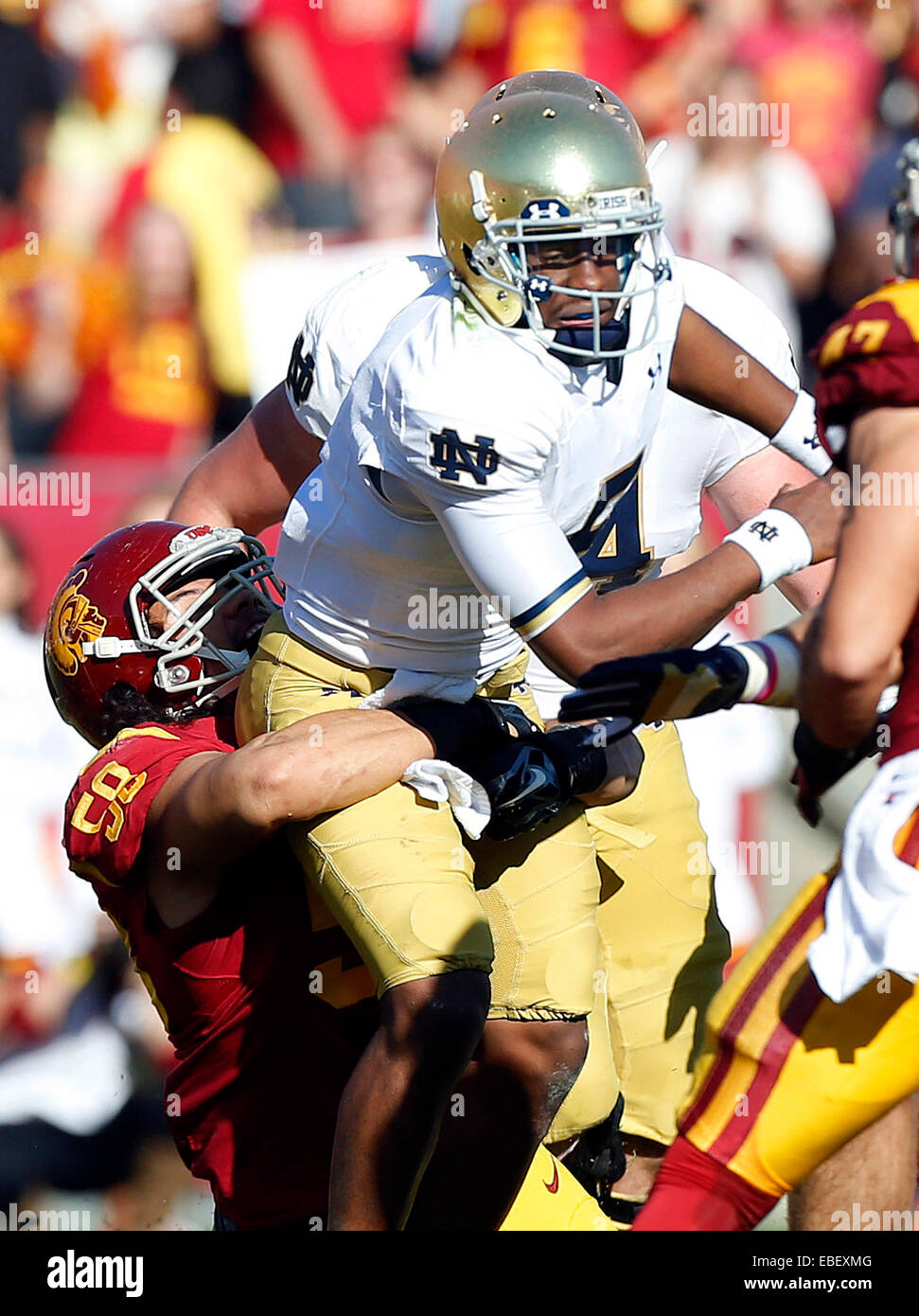 November 29, 2014 Notre Dame Fighting Irish quarterback Everett Golson ...