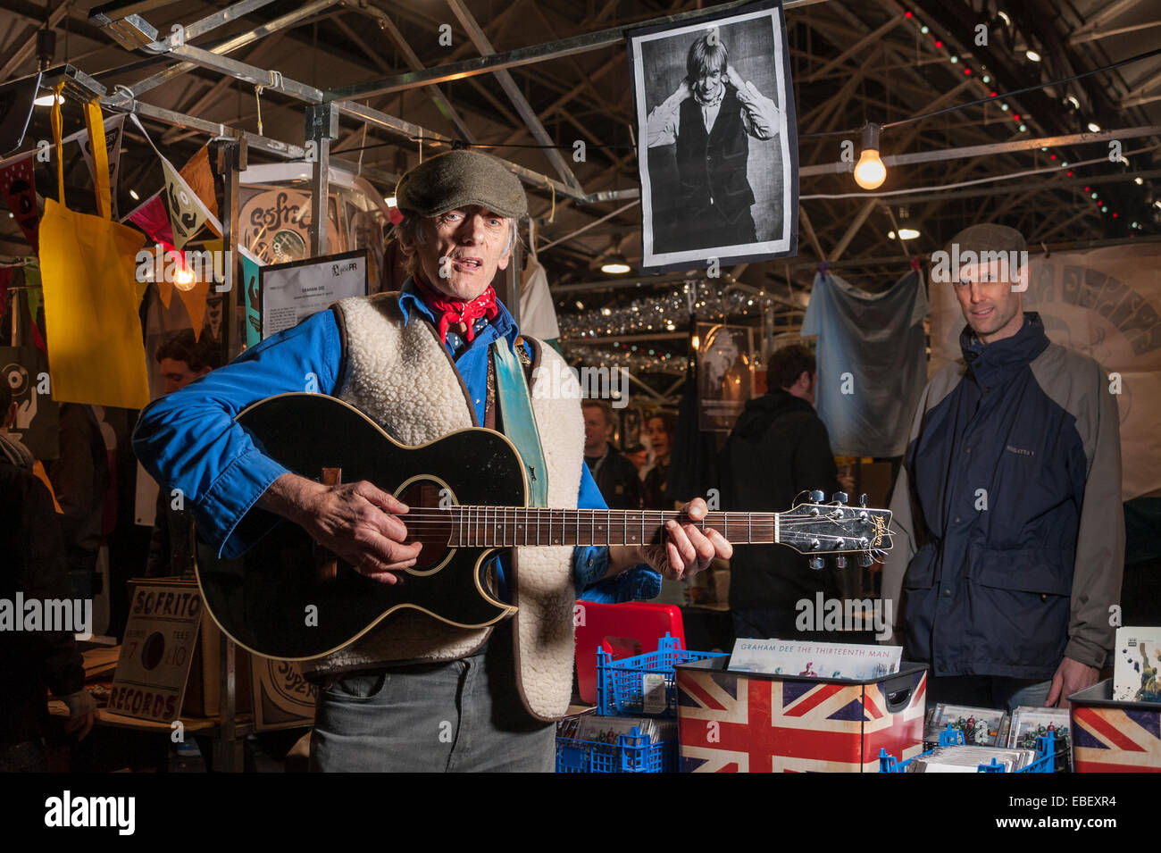 London, UK. 29th November, 2014. The musician, Graham Dee, aged 71 ...
