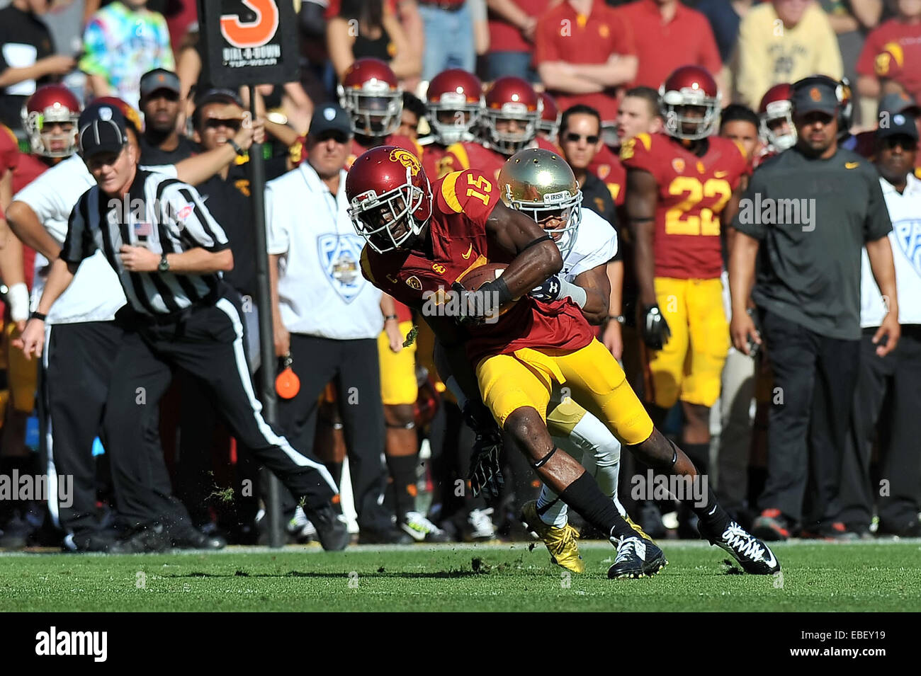 Los Angeles, CA, USA. 29th Nov, 2014. USC Trojans wide receiver Nelson ...