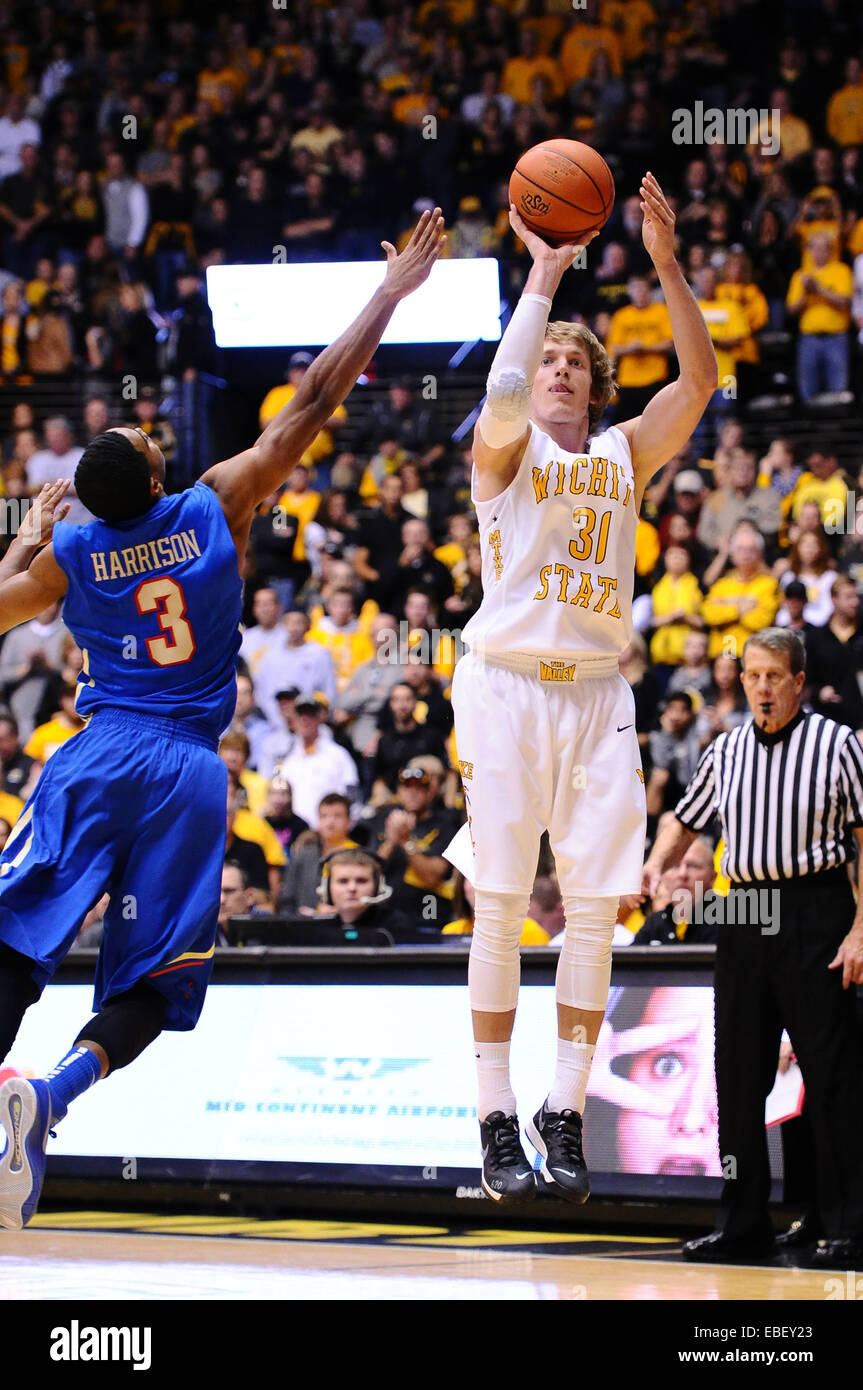 Wichita, Kansas, USA. 29th Nov, 2014. Wichita State Shockers guard Ron ...