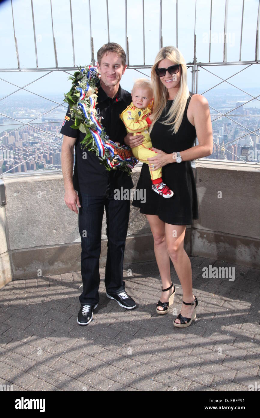 2014 Indianapolis 500 Winner, Ryan Hunter-Reay at the Empire State ...