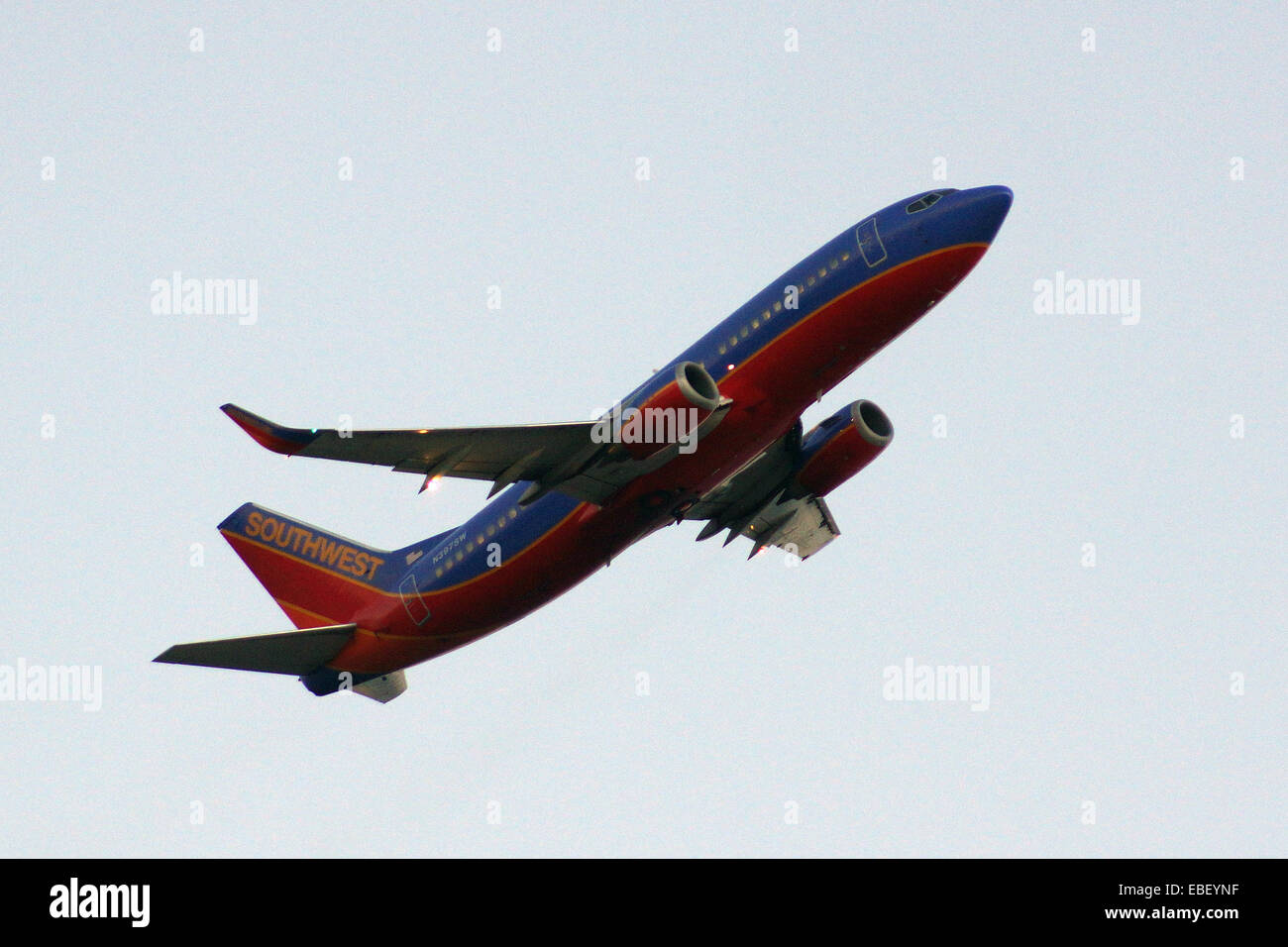 Southwest Airlines 737 Jet Airplane Take-off Stock Photo - Alamy