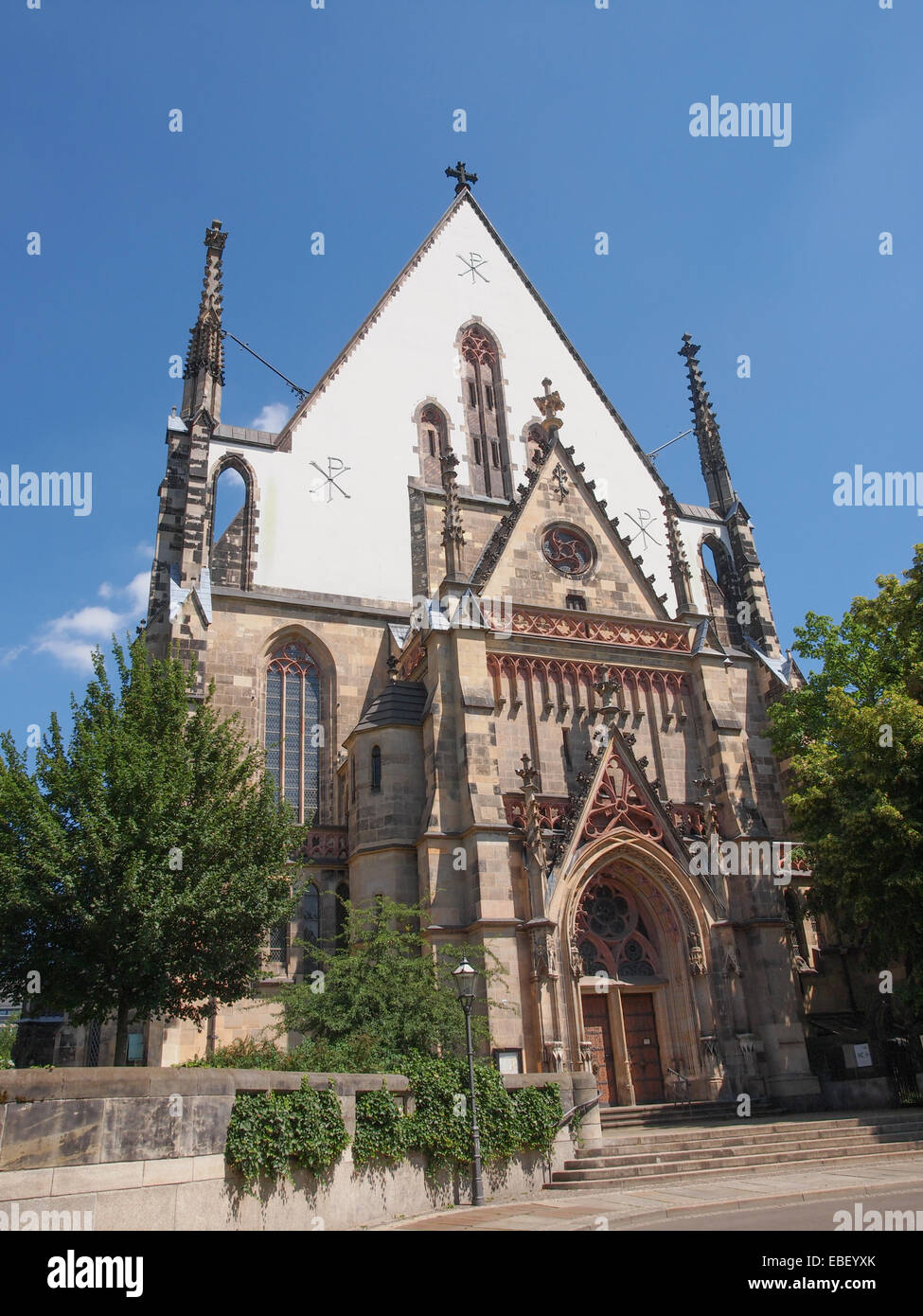 Thomaskirche St Thomas Church in Leipzig Germany where Johann Sebastian ...