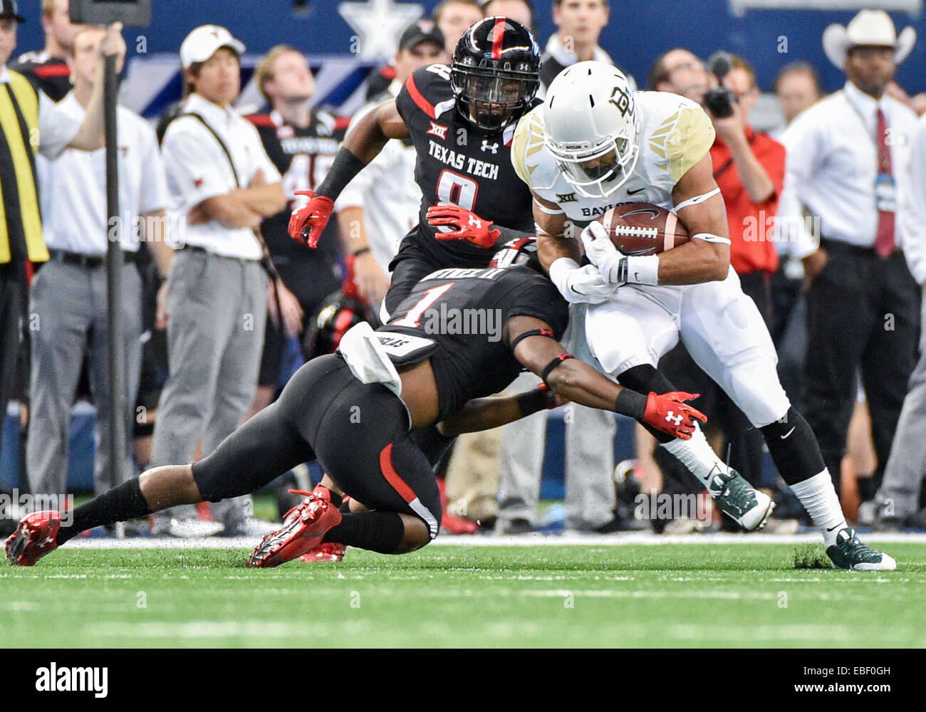 Baylor Bears running back Devin Chafin (28) carries the ball as he is ...