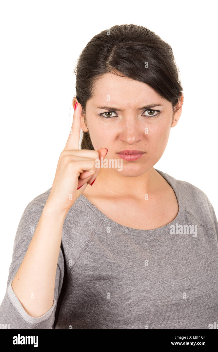 Girl frown look hi-res stock photography and images - Alamy