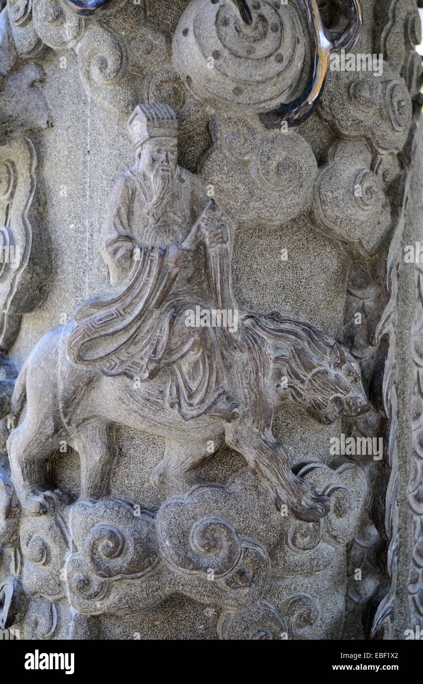 the deity Chinese angel who protect the temple entrance Stock Photo - Alamy