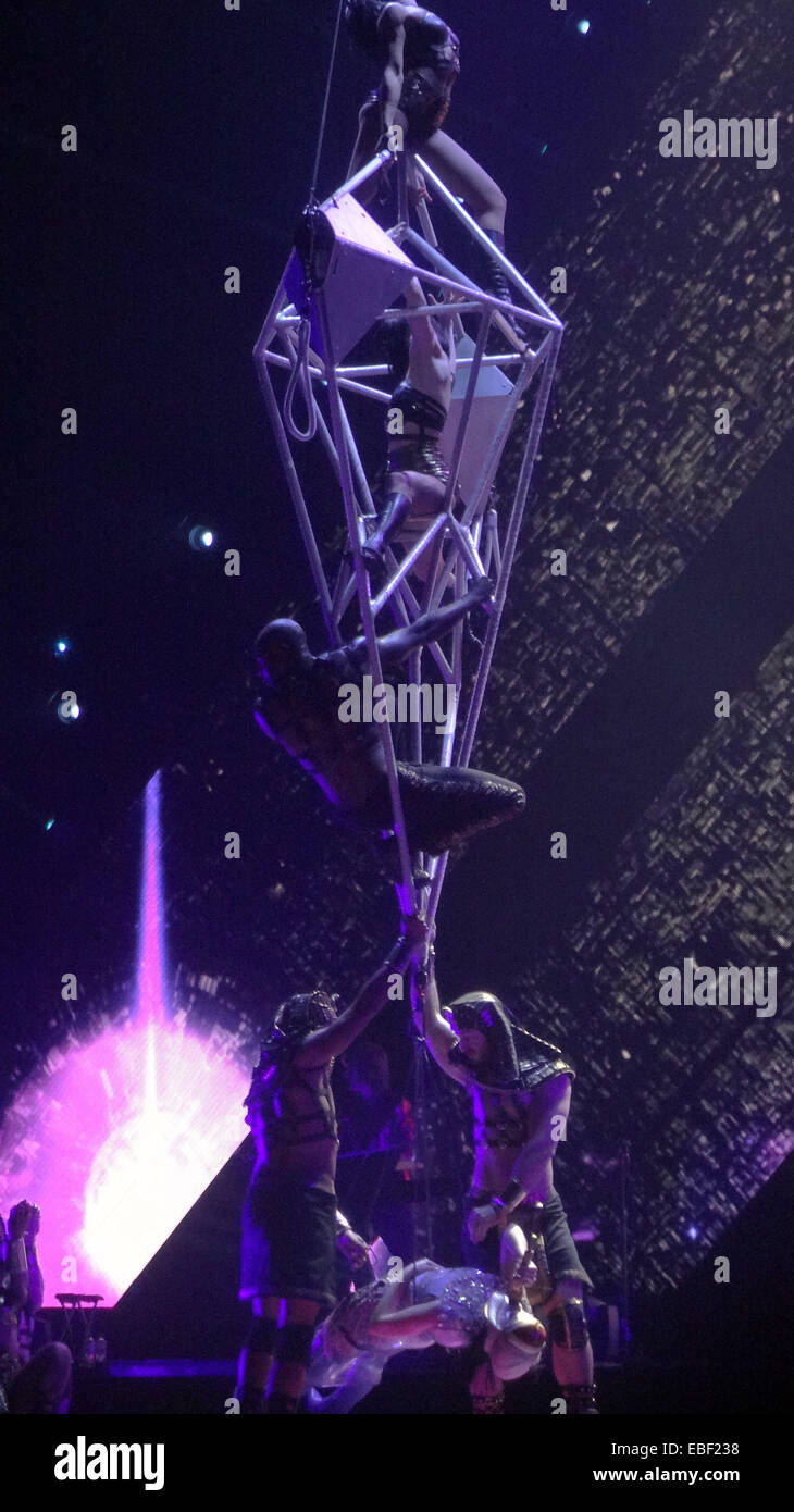 Katy Perry performing live on stage on her 'Prismatic World Tour' at ...