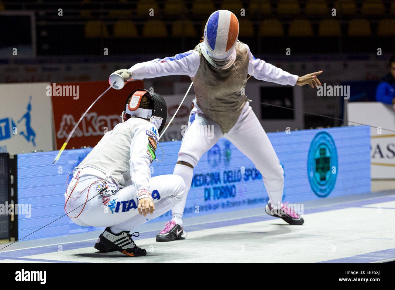 Arianna Errigo (right ) during the Semi-finals of Fencing Grand Prix ...