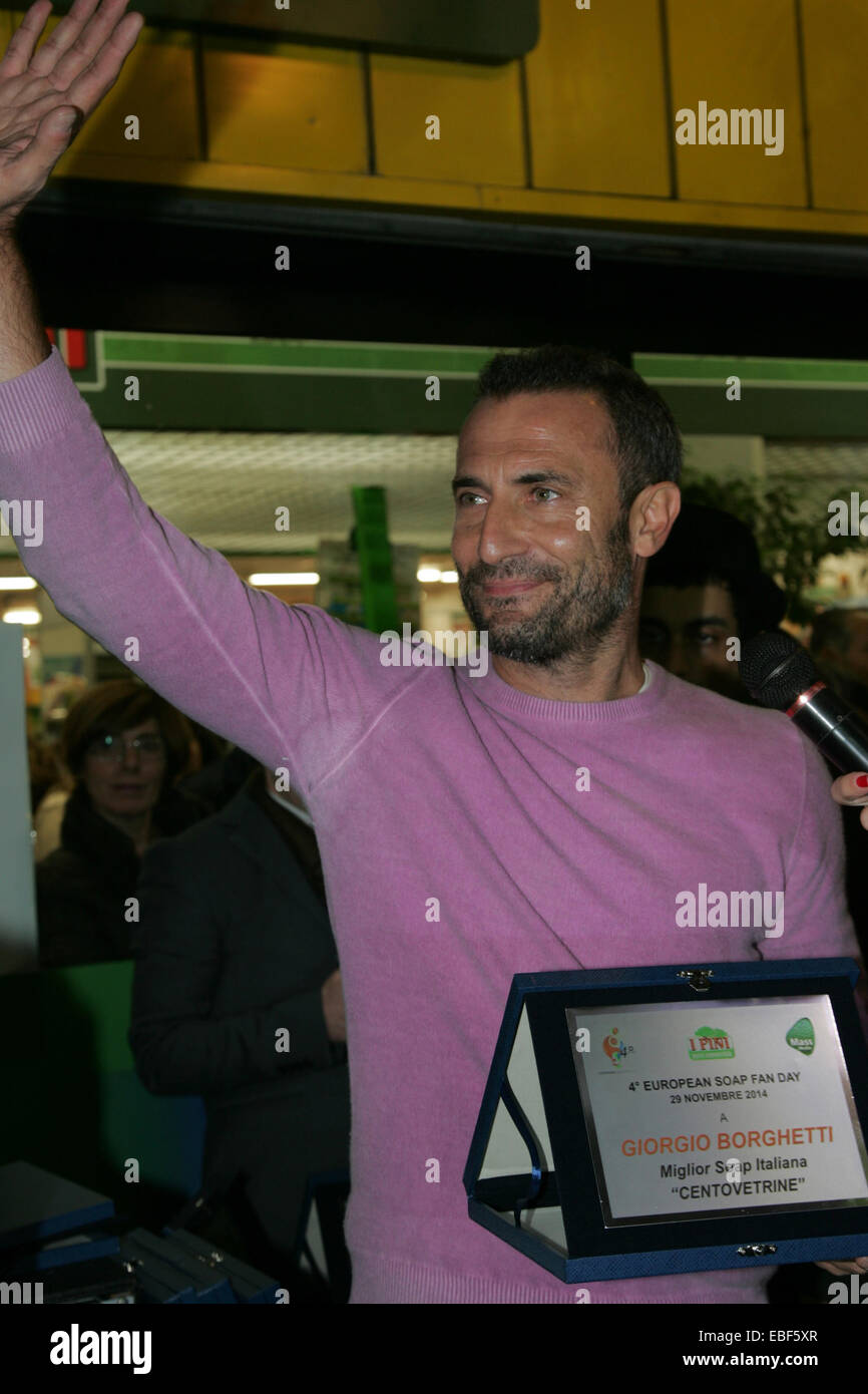 Giorgio Borghetti during the European Soap Fan Day, wherein the stars ...