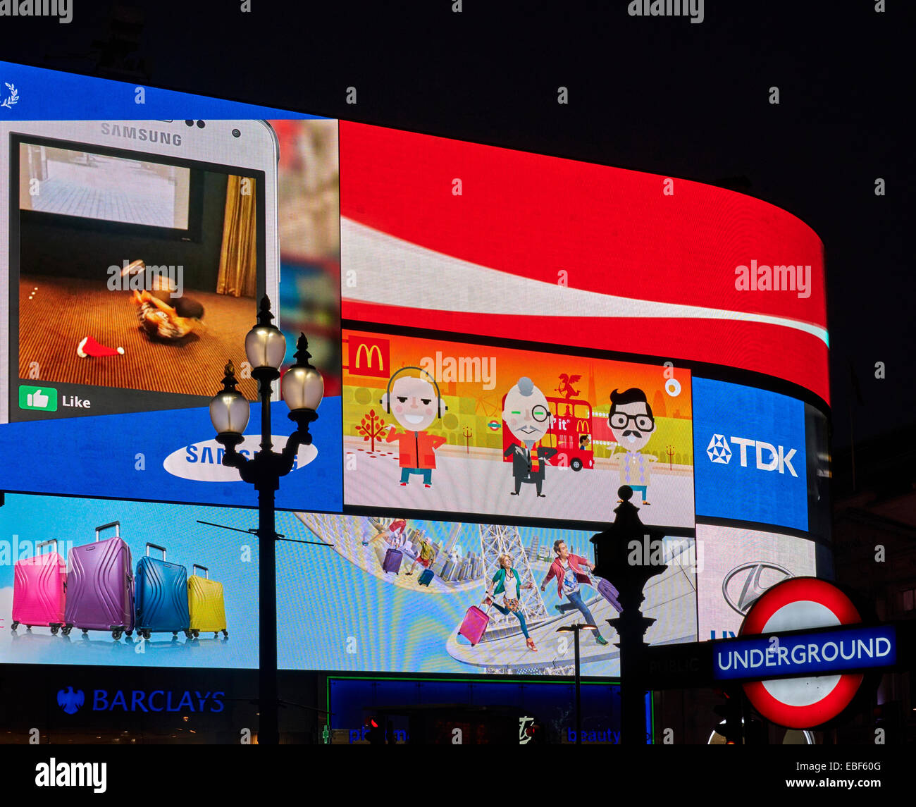 London Christmass Lights 2027 Stock Photo - Alamy