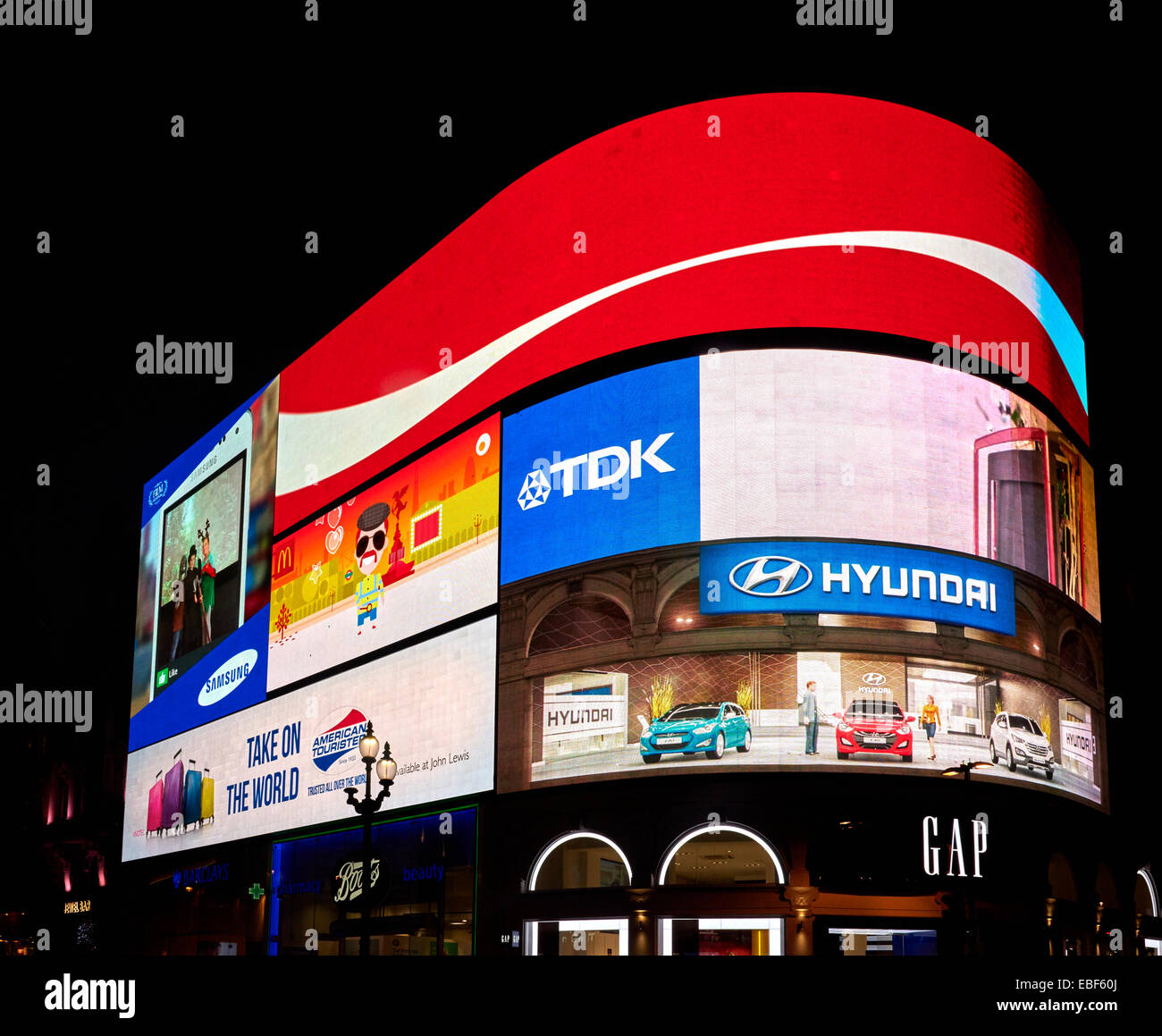 London Christmass Lights 2028 Stock Photo - Alamy