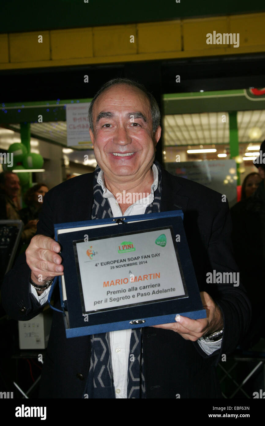 Mario Martin during the European Soap Fan Day, wherein the stars of the ...