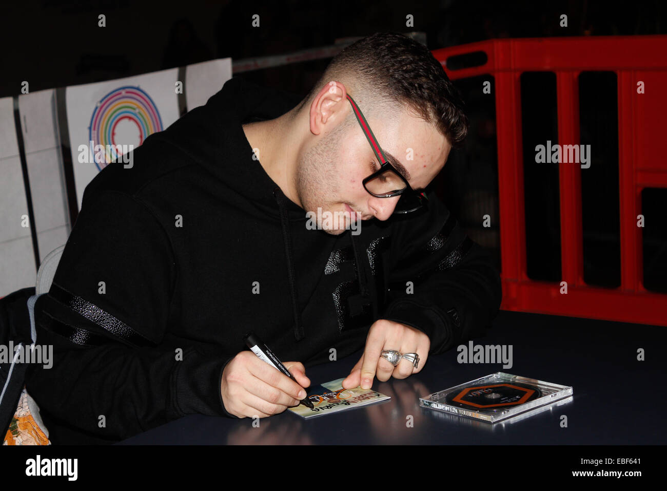 Italian rapper Rocco Hunt, winner in the "New proposals" at the Sanremo ...